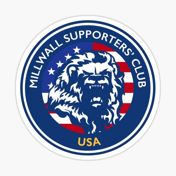 "Millwall USA" Sticker for Sale by MSC-Russia | Redbubble