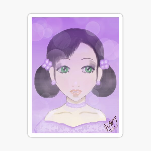 "SUMIRE, 2020" Sticker by Hayamesha-69 | Redbubble