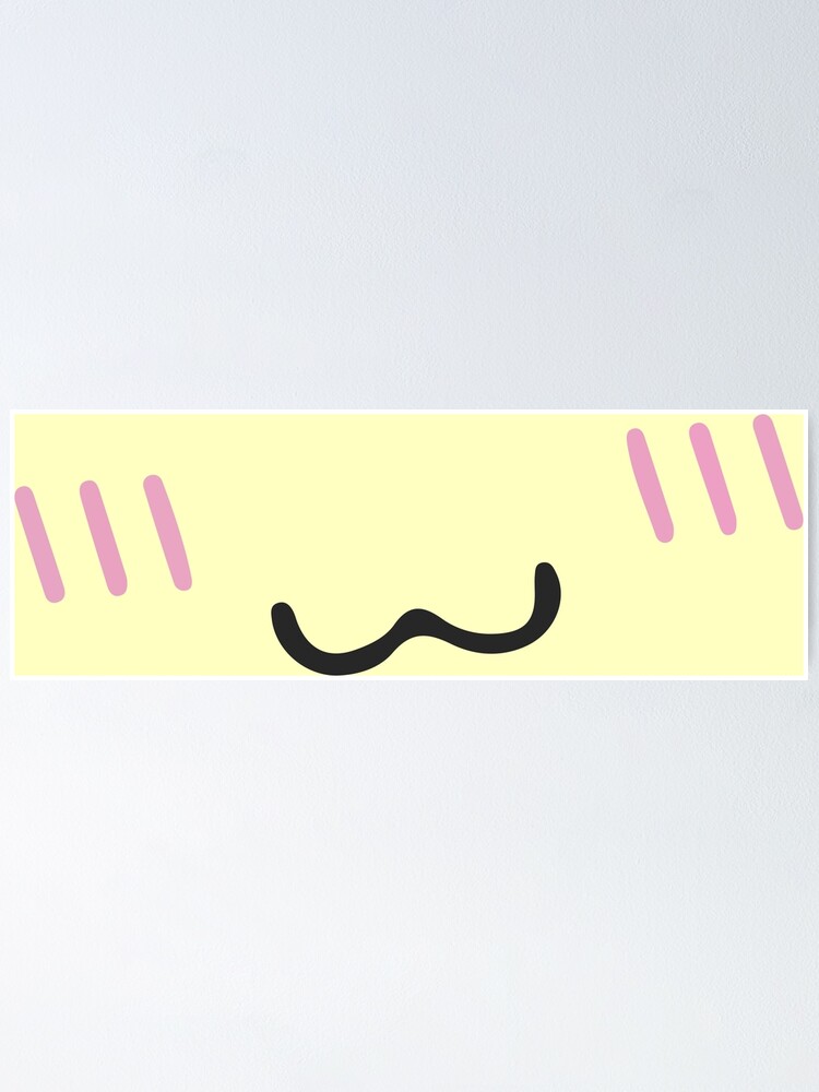 "kawaii funny Cat's Mouth anime cute" Poster by Migii | Redbubble