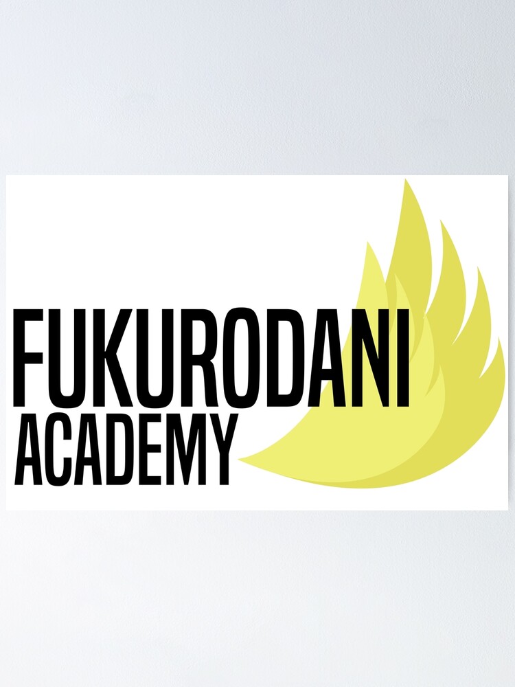 "Fukurodani Academy" Poster for Sale by reibunkuro | Redbubble