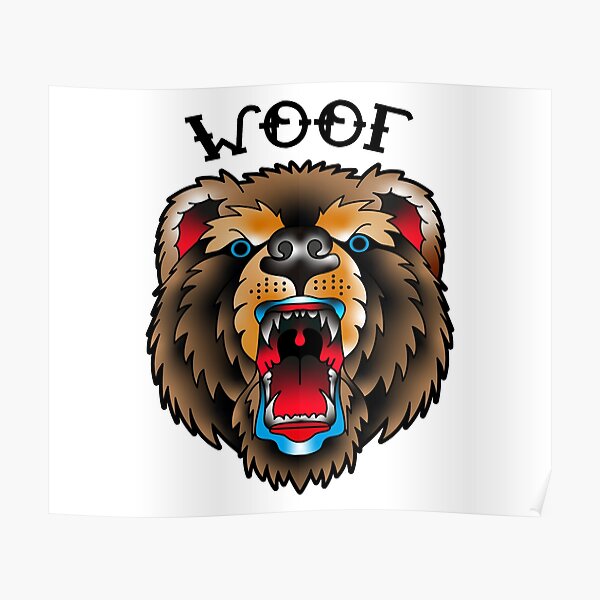 Bear Gay Woof Posters | Redbubble