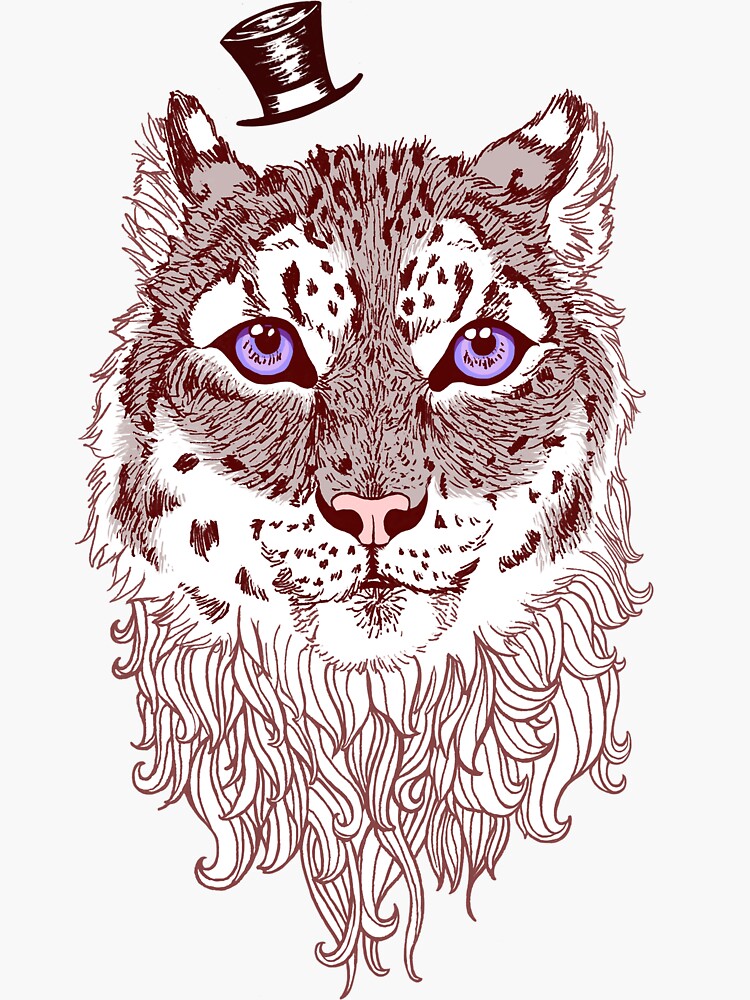 "Classy Cat" Sticker by EatingUrSpleen | Redbubble