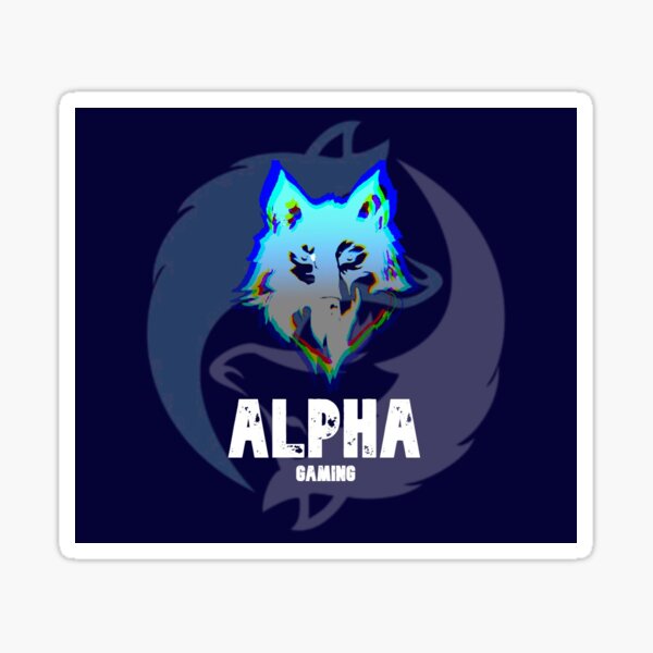 "Alpha Gaming" Sticker for Sale by lloydsidcha | Redbubble