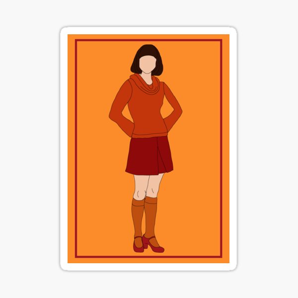 "Velma Pose" Sticker by elleeshaha | Redbubble