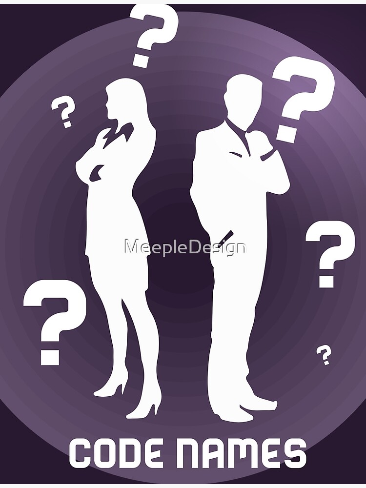 "Codenames - Board Games Design - Movie Poster Style - Board Game Art ...