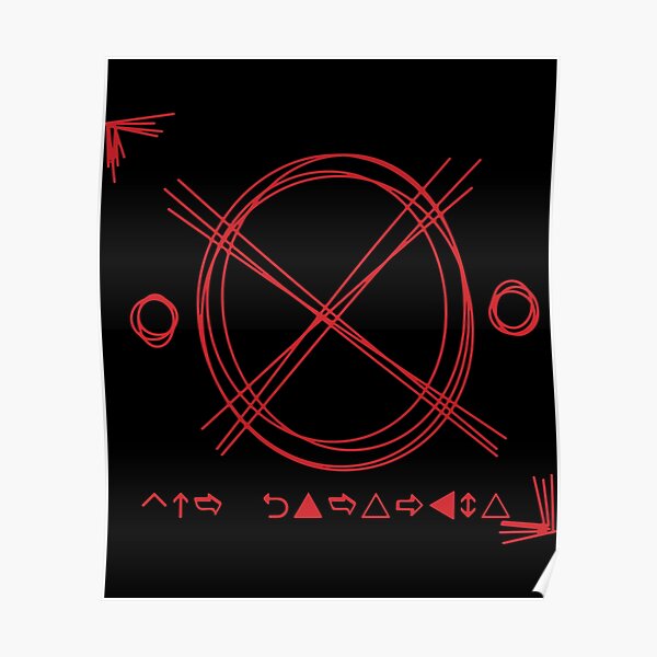 "Operator Symbol Slender Man - Circle with an X" Poster for Sale by TEE ...