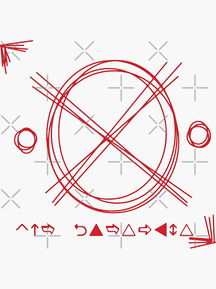 "Operator Symbol Slender Man - Circle with an X" Sticker for Sale by ...