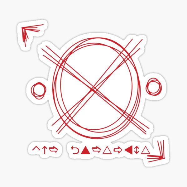 "Operator Symbol Slender Man - Circle with an X" Sticker for Sale by ...