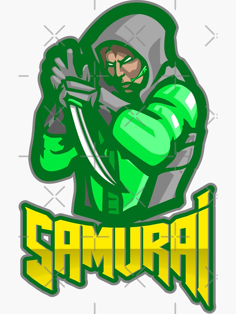 " Anime gaming logo" Sticker for Sale by SusmitaShil | Redbubble