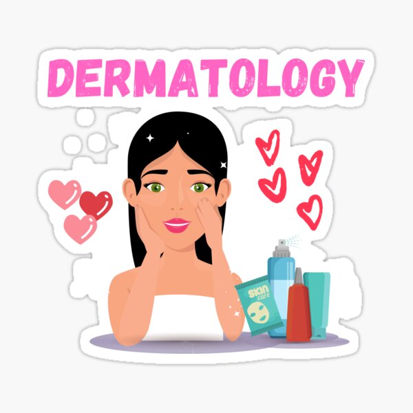 "Dermatology design" Sticker for Sale by Cafecreative | Redbubble