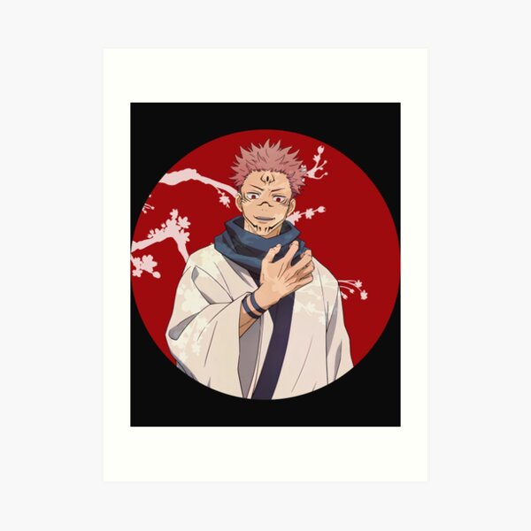Lámina artística «Jujutsu Kaisen: Círculo rojo Sukuna coloreado» de ...