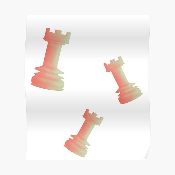 "Red and green rook" Poster by MyYellowBird | Redbubble