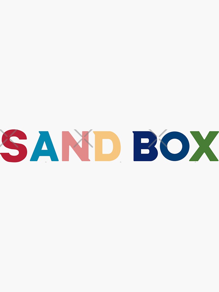 "SANDBOX Logo - StartUp Kdrama (Color Ver.)" Sticker for Sale by ...