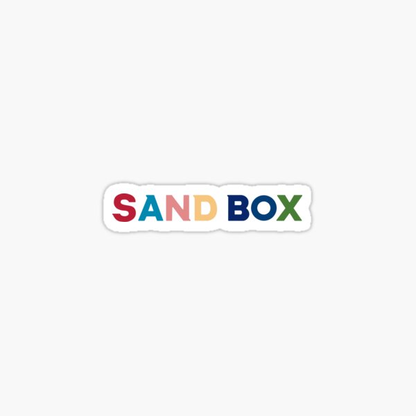"SANDBOX Logo - StartUp Kdrama (Color Ver.)" Sticker by lazychopstick ...