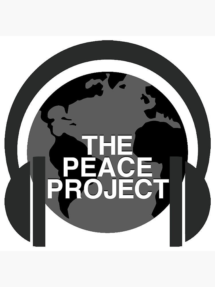 "The Peace Project Merchandise (Black Logo)" Poster by ThePeaceProject ...