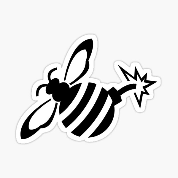 "Bomboo Bee Logo" Sticker for Sale by BombooApparel | Redbubble