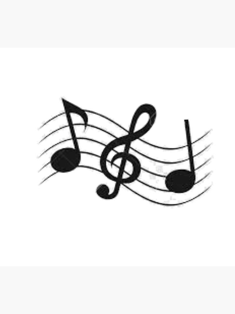 "Stylish MUSIC NOTES DESIGN" Poster for Sale by yashjain05 | Redbubble