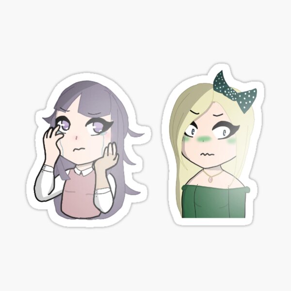 "Sonia and Mikan Sticker/Magnet Pack" Sticker for Sale by Https-Kaede ...