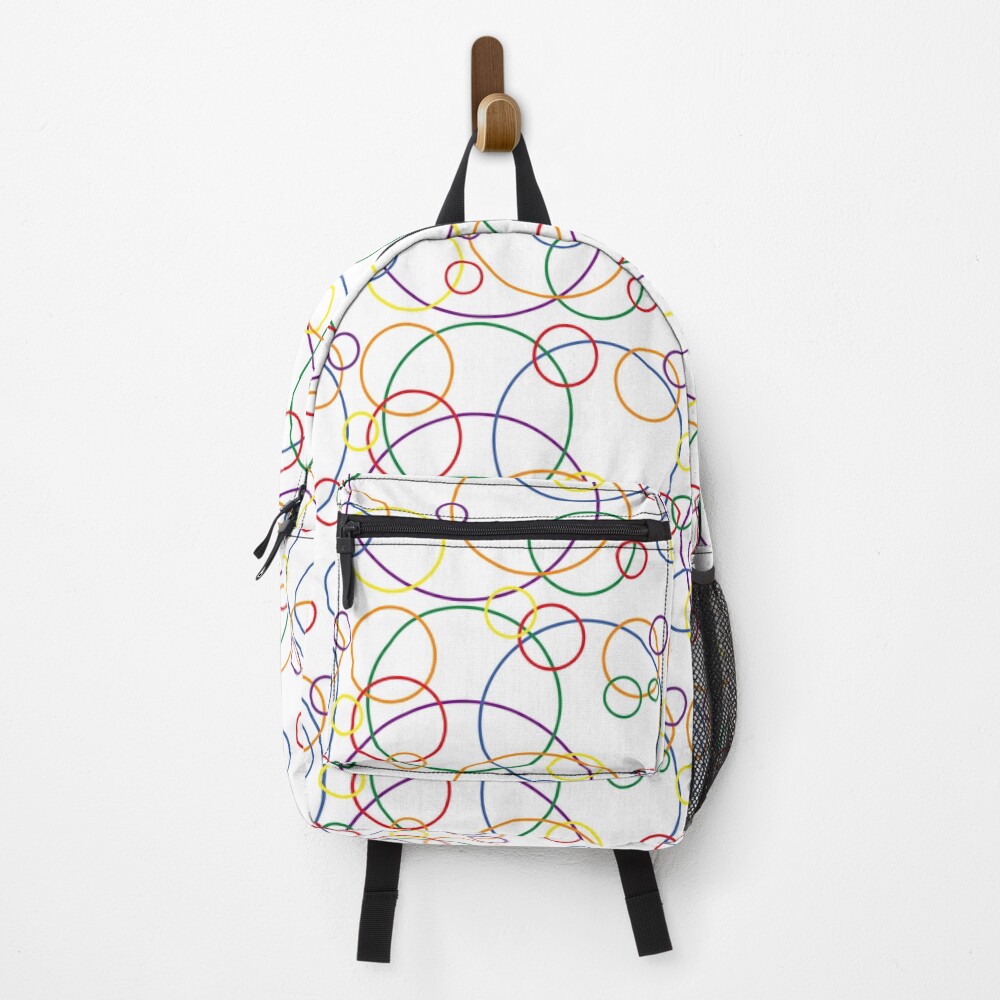 "Rainbow circle pattern" Backpack for Sale by Caty-Pik | Redbubble