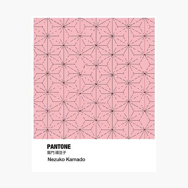 "Nezuko Kamado - Kimetsu no Yaiba PANTONE" Photographic Print by ...
