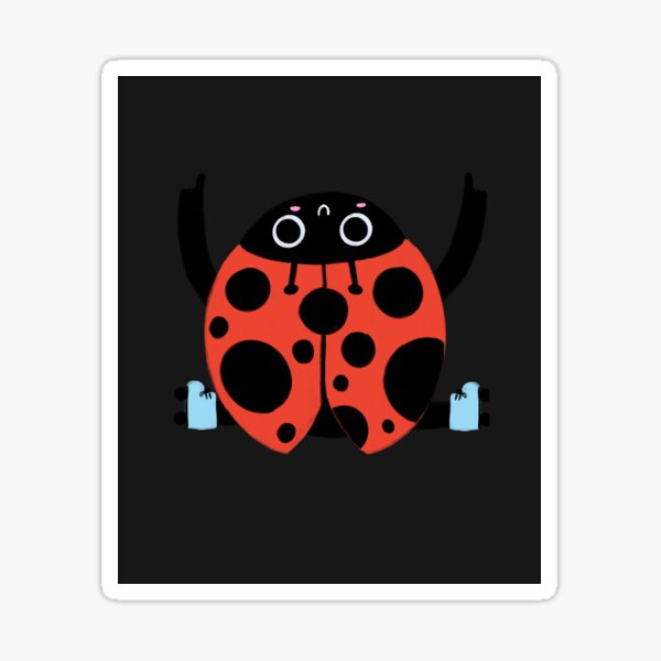 "Ladybird" Sticker for Sale by Djabermng | Redbubble
