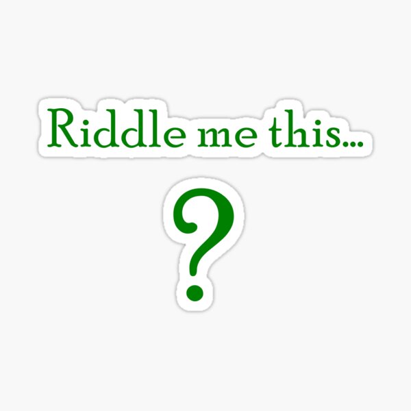 Riddler Stickers | Redbubble