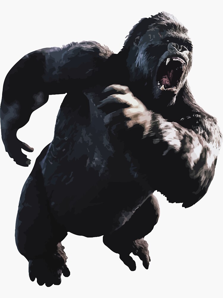 "KONG" Sticker by superfreakdsn | Redbubble