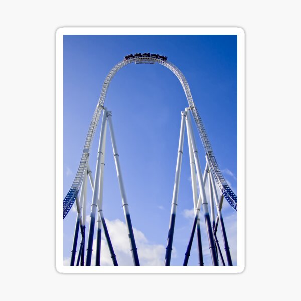 "Stealth - Thorpe Park" Sticker for Sale by Arrowman | Redbubble