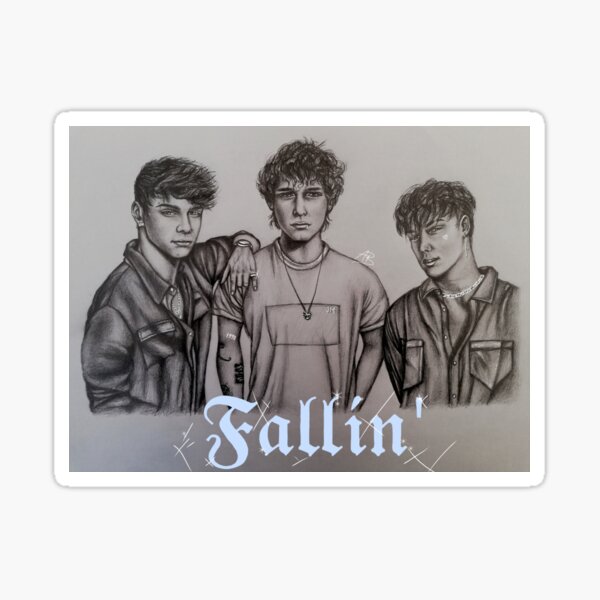 "Corbyn, Jonah and Zach" Sticker for Sale by drawdam1 | Redbubble