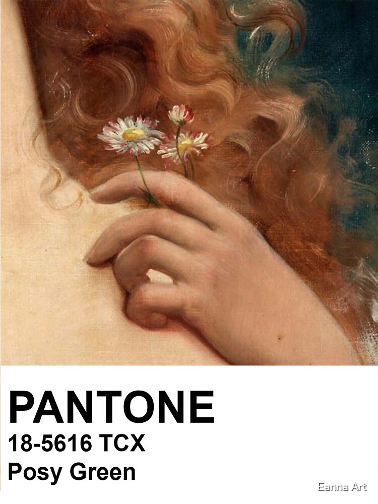 "Pantone Posy Green Color Swatch Art " Sticker for Sale by Eanna Art ...