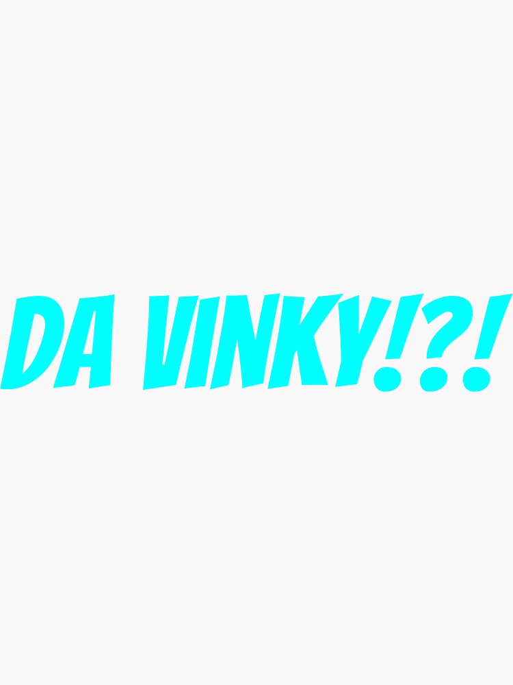 "Da Vinky Tik Tok Meme" Sticker by 5M-SM | Redbubble