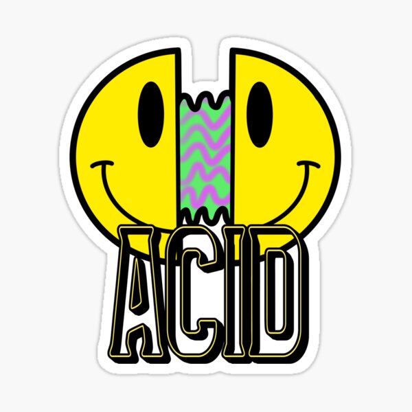 "Melting Acid Face" Sticker for Sale by RolikaPod | Redbubble