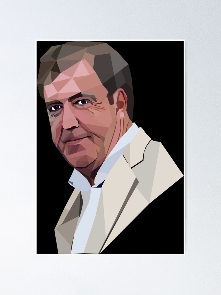 Póster «Jeremy Clarkson arte 2d low poly» de awesomedsign | Redbubble