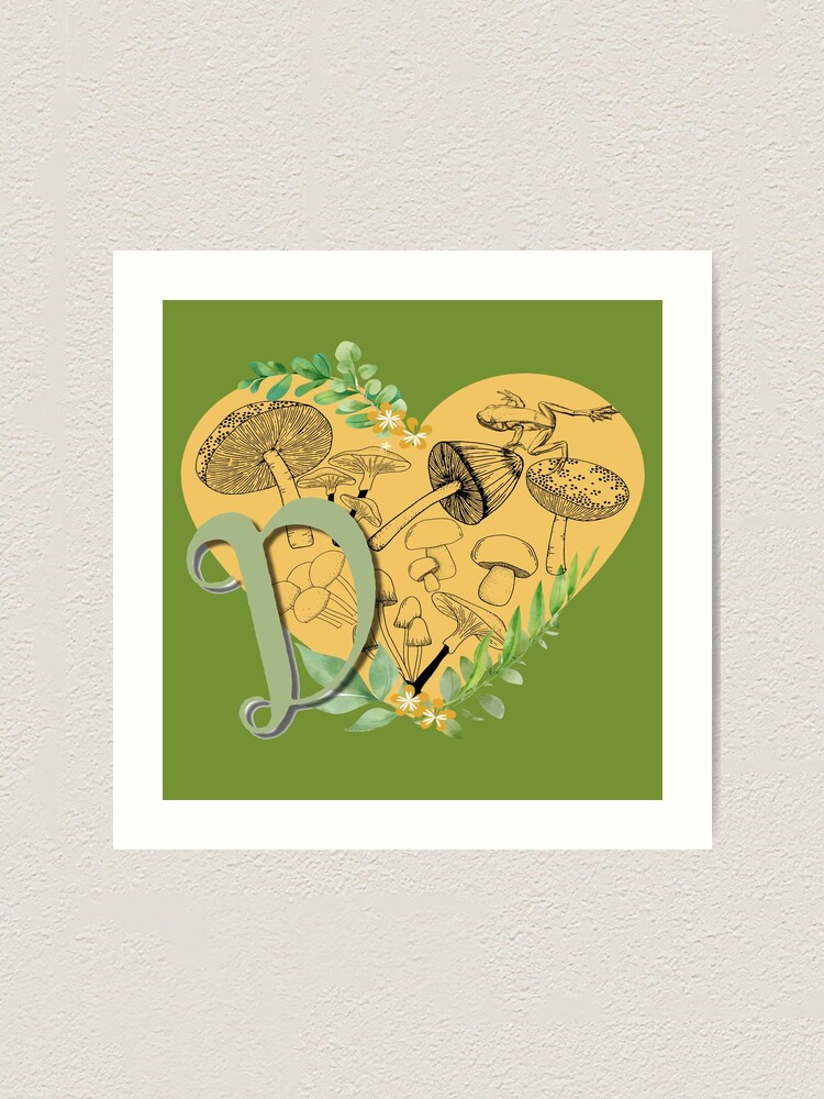 "Cottagecore Aesthetic Letter S Monogram " Art Print by kestrada2906 ...