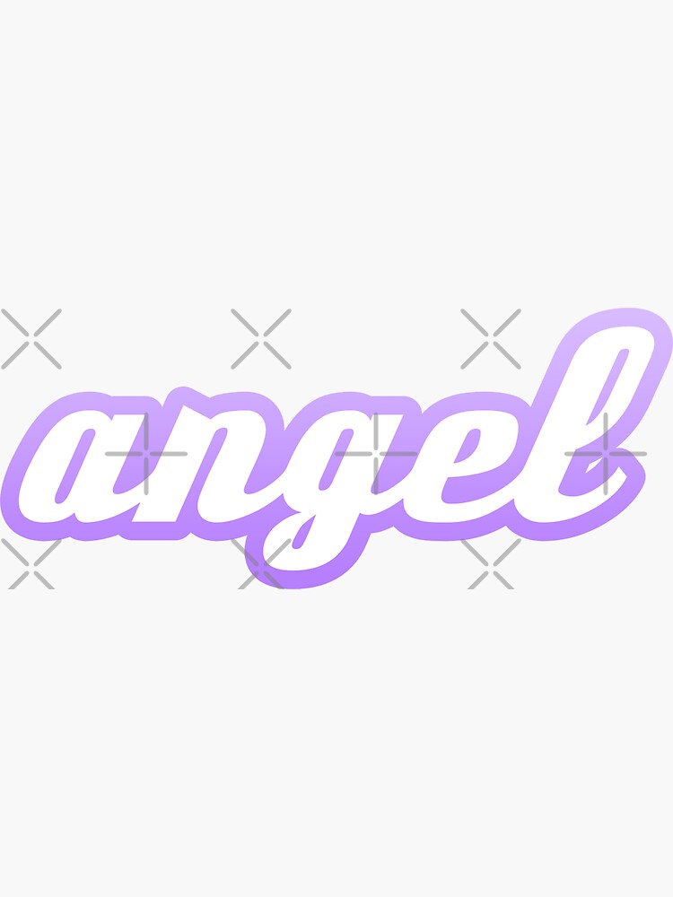"y2k purple angel " Sticker for Sale by Liiiiiiiiv | Redbubble