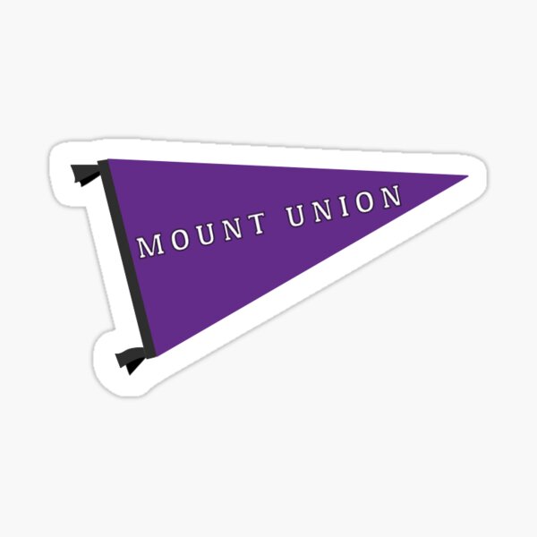 "Mount Union Pennant" Sticker for Sale by lindsey788 | Redbubble