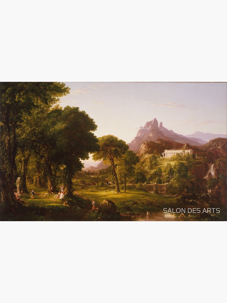 "Dream of Arcadia (1838) - Thomas Cole" Sticker for Sale by ...