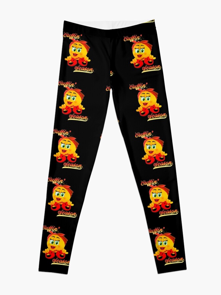 Sexy Emoji Girl Emoticon Cuffing Season Leggings By Gambeeno Redbubble