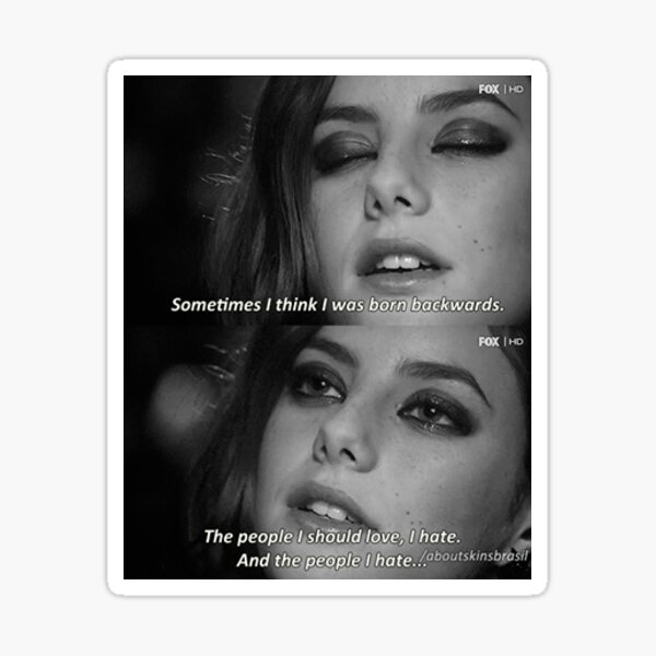 "Effy Skins " Sticker for Sale by natalyaka7 | Redbubble