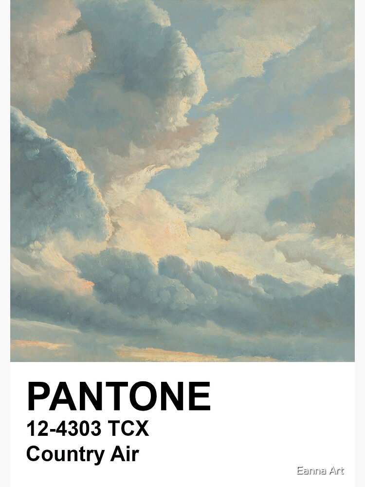 " Pantone Country Air Color Swatch" Sticker for Sale by PeripheralWorld ...
