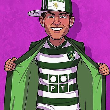 "Cristiano Ronaldo drafted" Sticker by Soccerteam | Redbubble