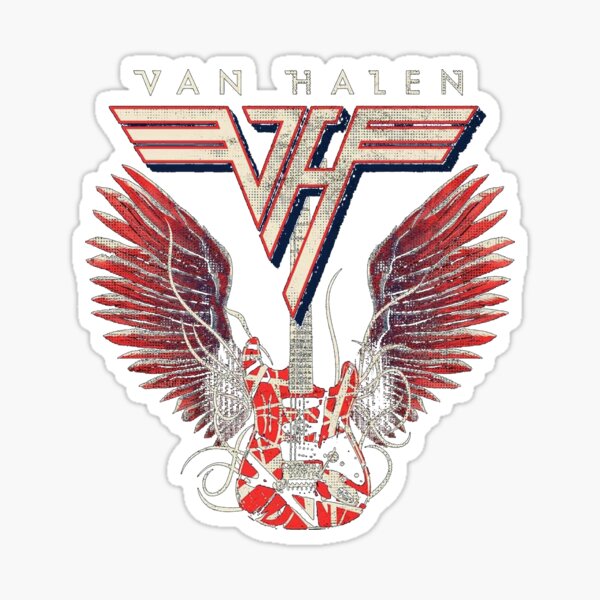 Eddie Van Halen Stickers | Redbubble