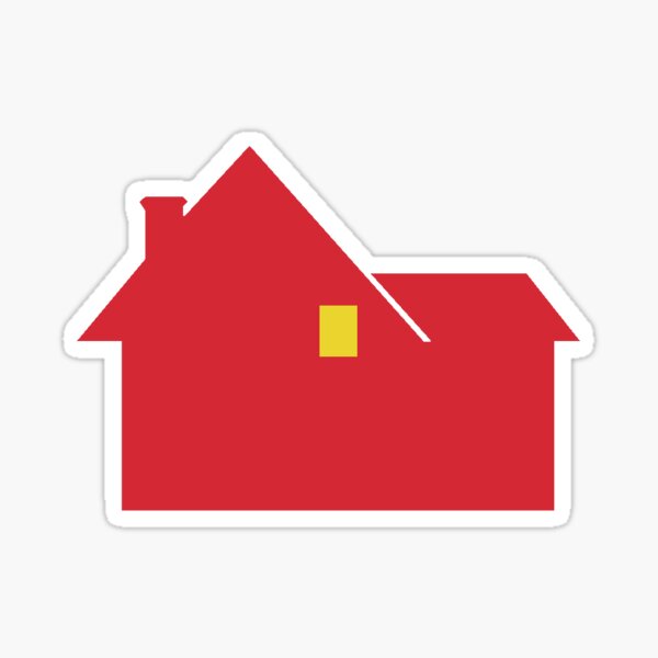 "Home Alone House - CHRISTMAS Movie John Hughes" Sticker for Sale by ...
