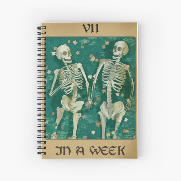 "Hozier In a week inspired tarot card" Spiral Notebook for Sale by w ...