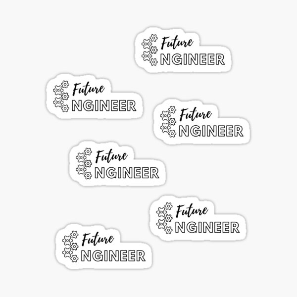 "Future Engineer" Sticker for Sale by ImperialBaron | Redbubble