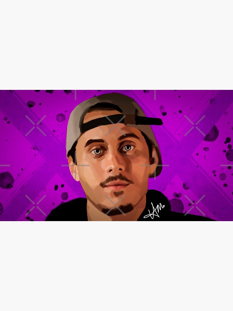 "Canserbero, venezuelan rapper" Art Print by ladiablavioleta | Redbubble