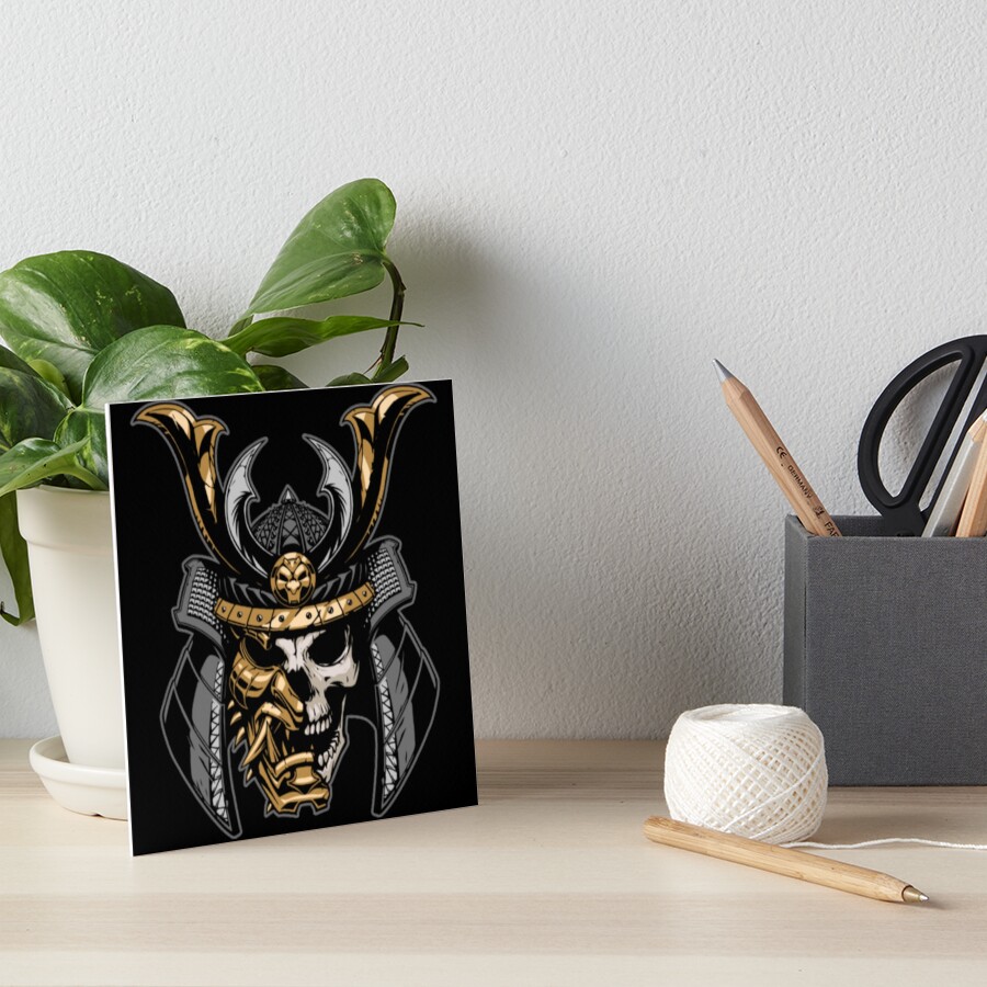 "Skeleton Skull Oni Demon Japanese Samurai Ronin Mask Design for ...