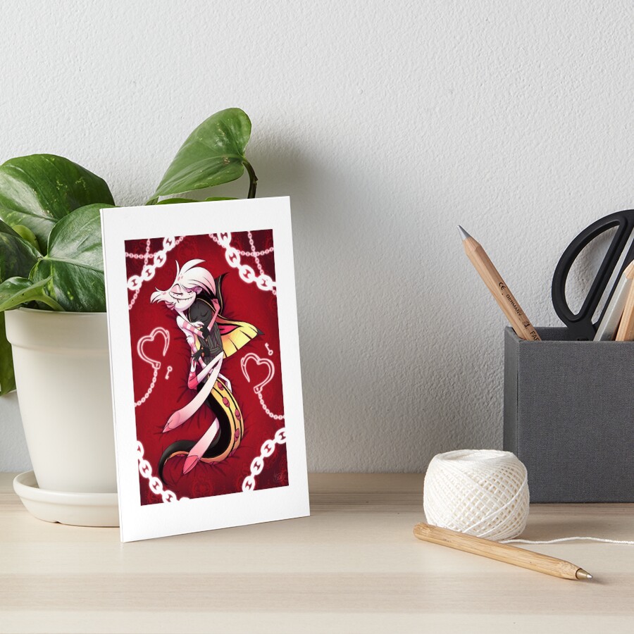"Angel Dust x Sir Pentious Cuddle" Art Board Print for Sale by ...