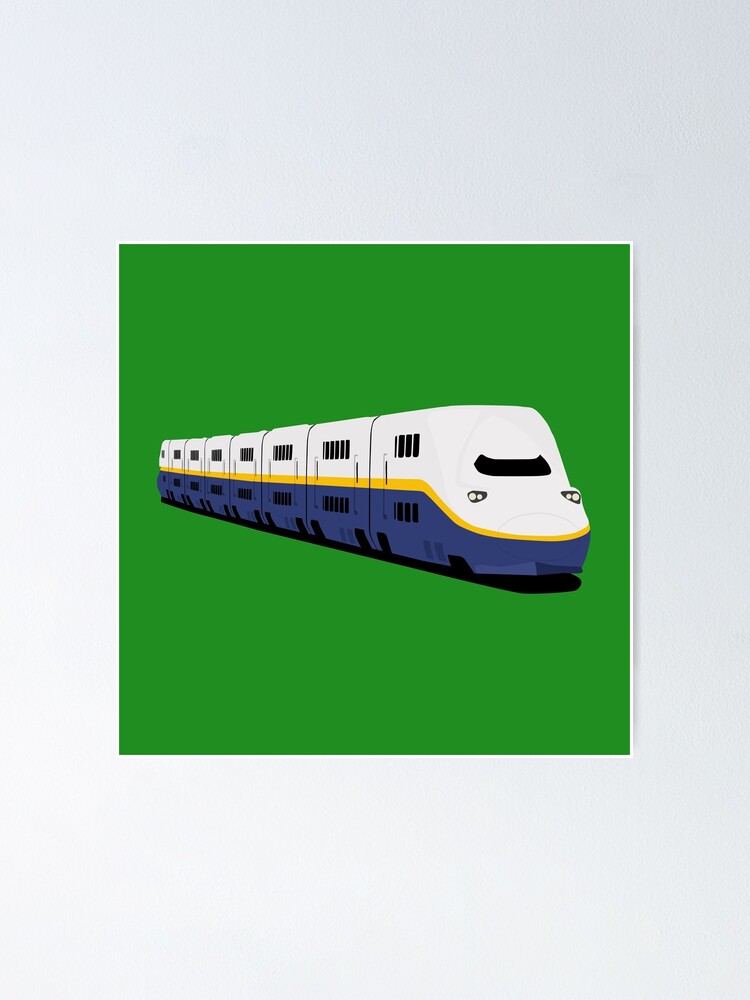 "E4 Series Shinkansen Bullet Train - Tokyo, Japan " Poster by ...