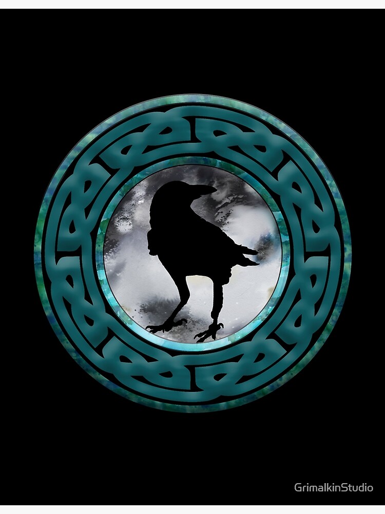 "Celtic Crow" Poster by GrimalkinStudio | Redbubble
